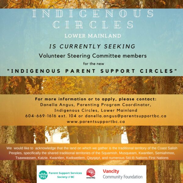 Indigenous Circles Lower Mainland: Currently Seeking Volunteer ...