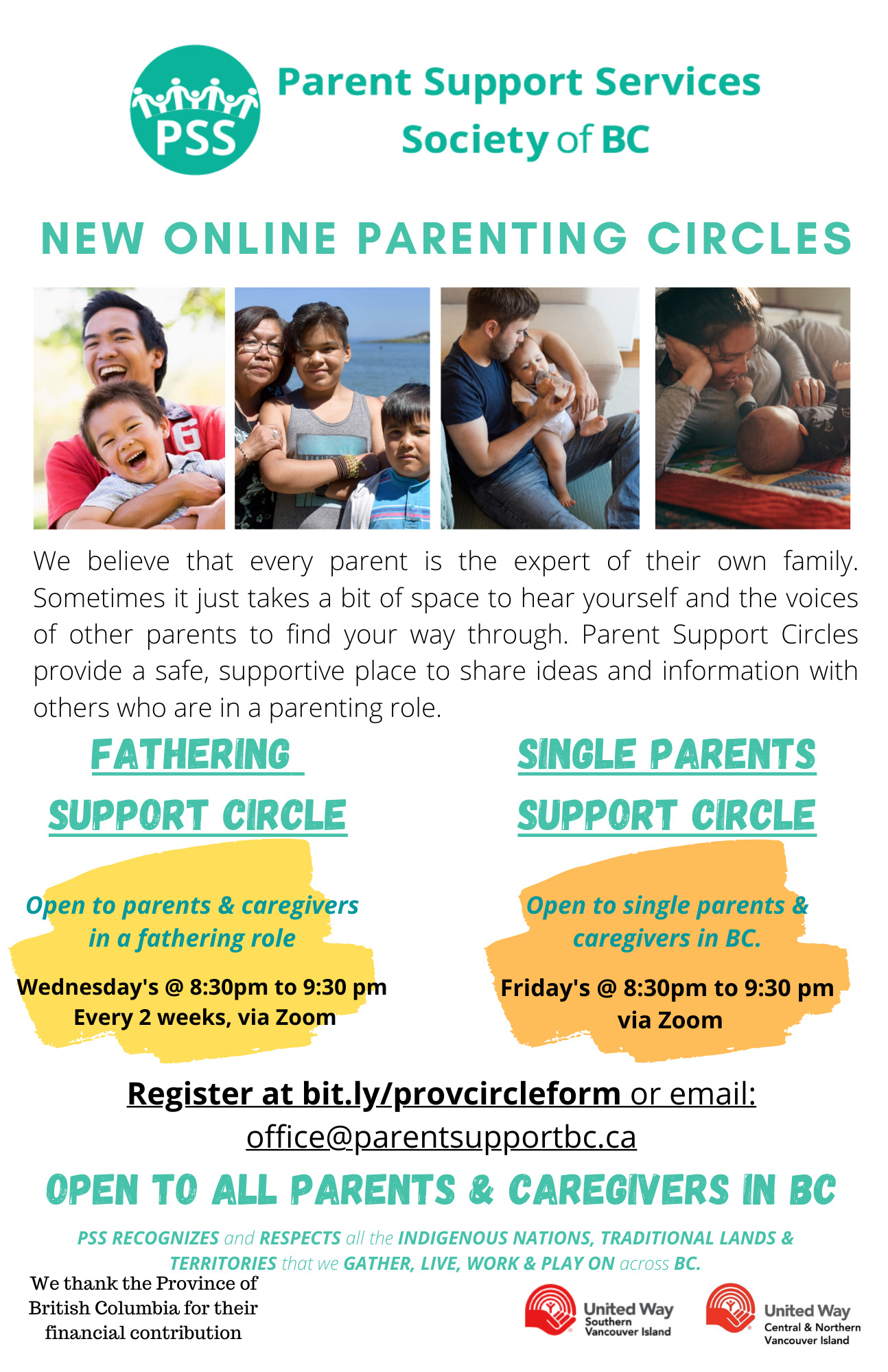 New Circles for Fathers and Single Parents - Parent Support Services Society of BC