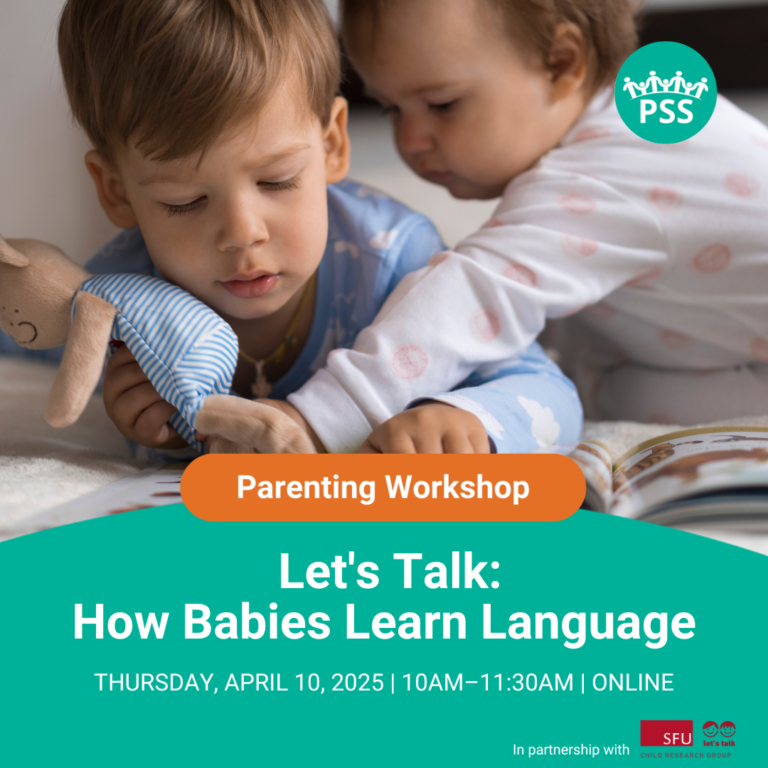 Parenting Workshops - Parent Support Services Society of BC